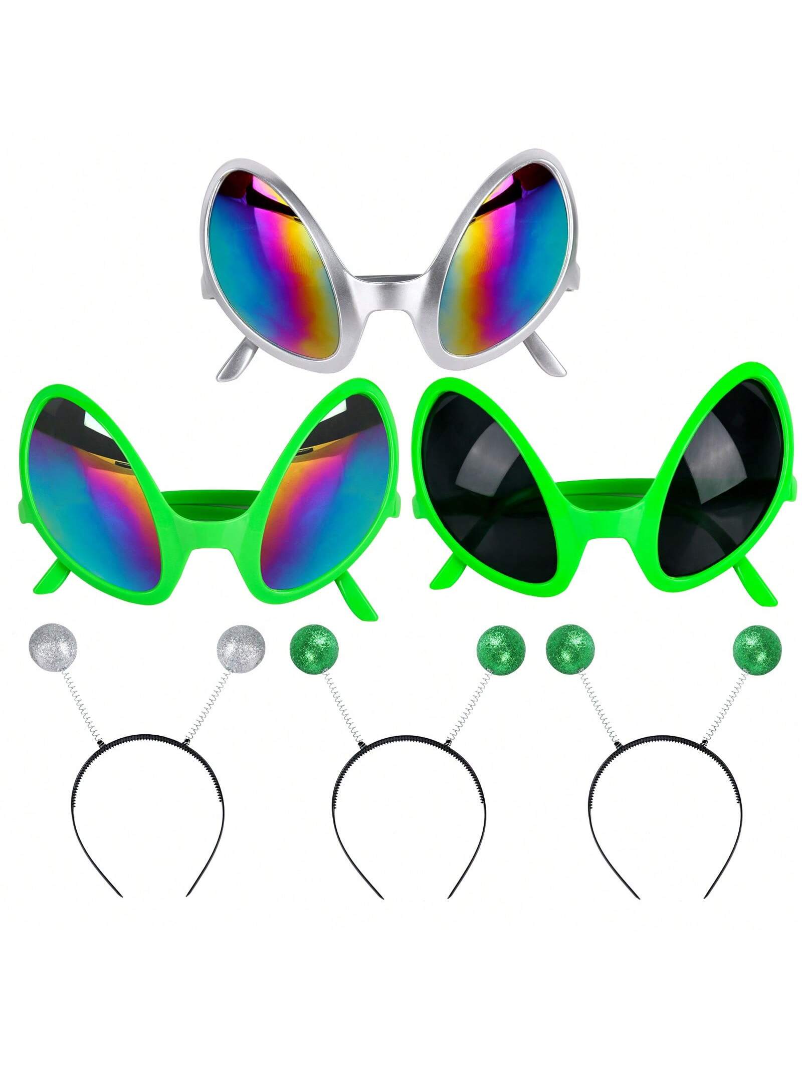 Alien Headband Glasses Antenna - 6pcs Alien Headband Alien Antenna ...