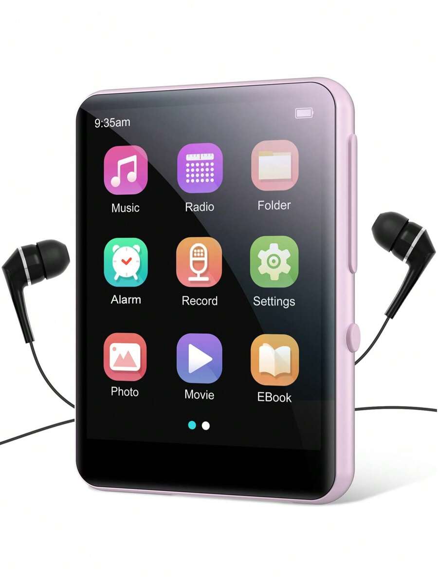 64GB portable hi-fi sound MP3 player with 2.4" full touch screen, built ...