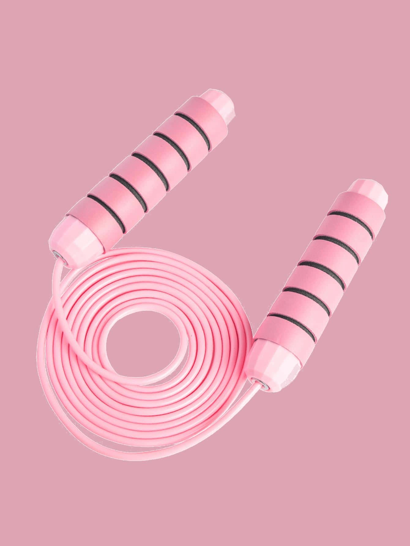Sports Fitness Pink Skipping Rope Set With And Without Rope | SHEIN UK