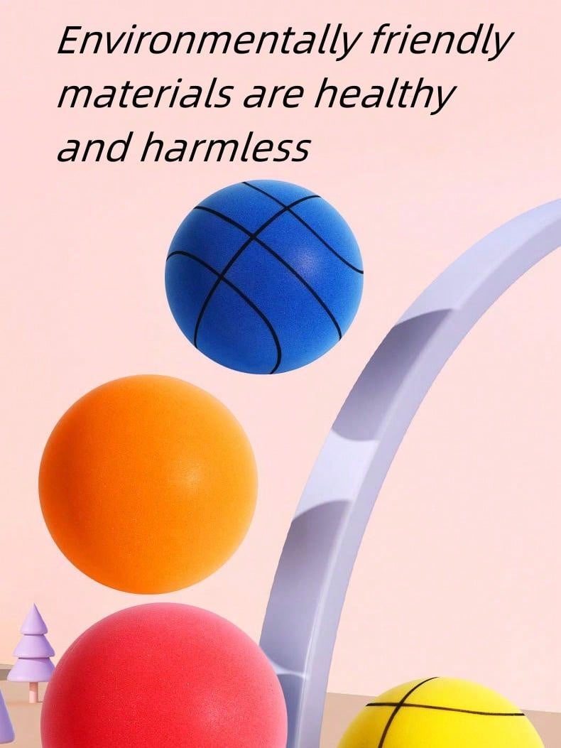 A quiet basketball that can be played indoors, a soft foam ball sponge ...