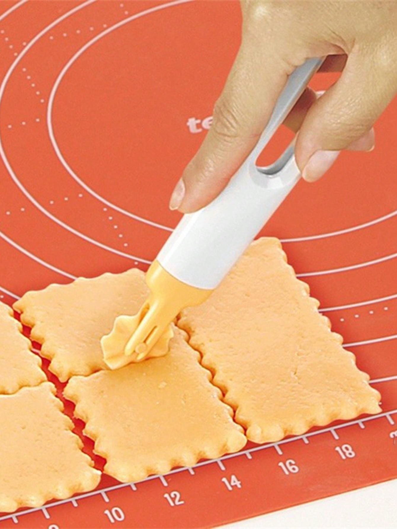 1 pc baking tools serrated lace fondant cake shaping knife soda dough ...