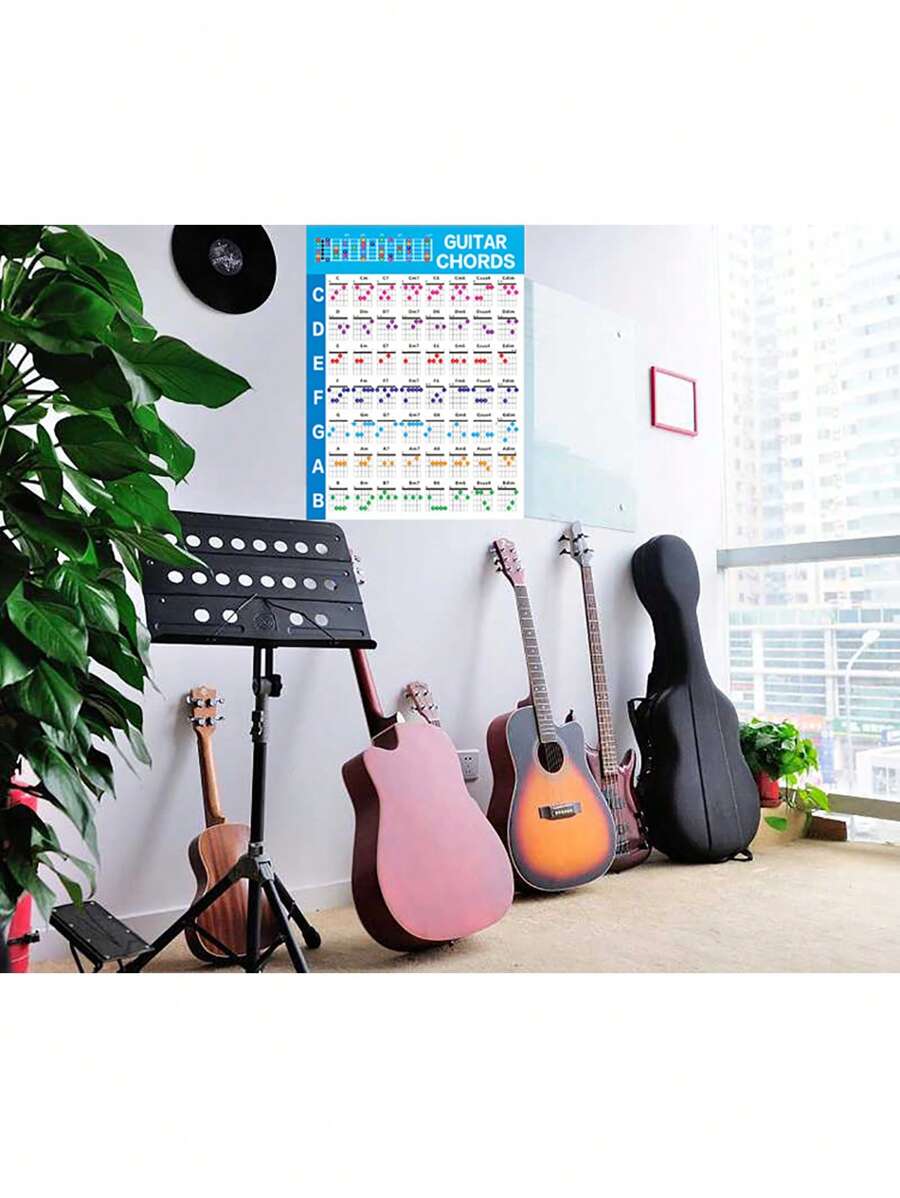 Portable Guitar Chord Cheat Sheet - Perfect for Electric, Folk ...