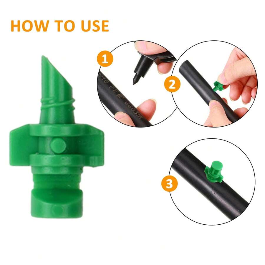 100 Pcs Mini Irrigation Spray Nozzle, Lawn Garden Nozzle Sprinkler ...