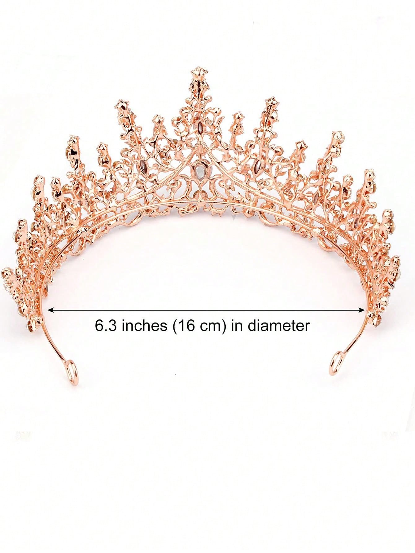 Silver Tiara and Crown for Women Crystal Queen Crowns Rhinestone ...