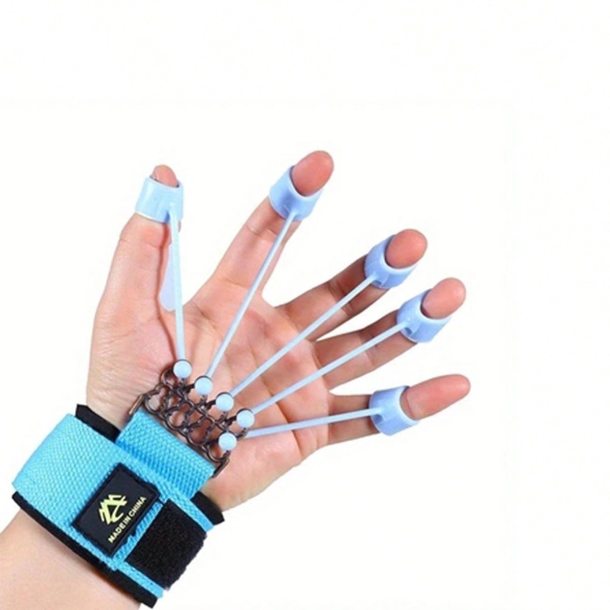 40IB-Finger Exerciser Finger Stretcher Finger Resistance Band Guitar ...