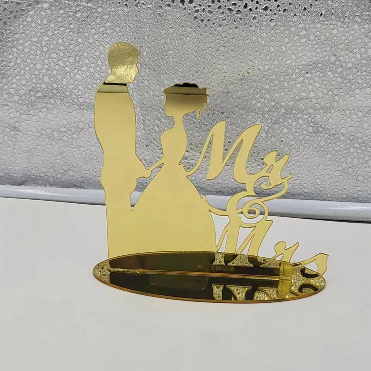 Cake Topper, Bridegroom And Bride Shaped Cake Toppers | SHEIN USA