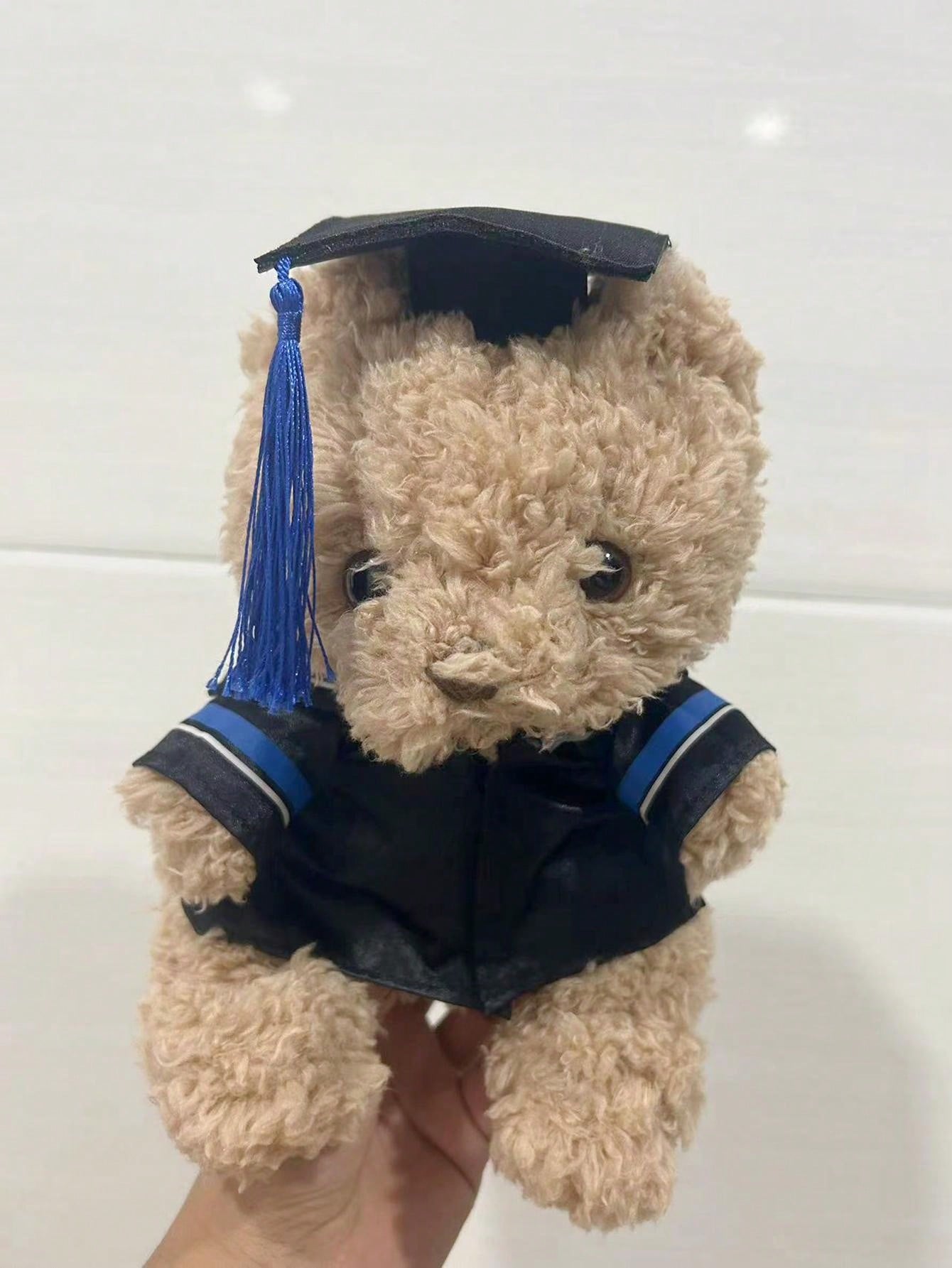 1pc Plush Teddy Bear Wearing Graduation Gown & Cap, Doctoral Bear ...