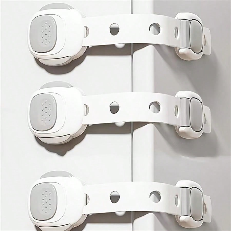 3pcs Toddler Safety Locks For Drawers And Cabinets, Multi-functional ...