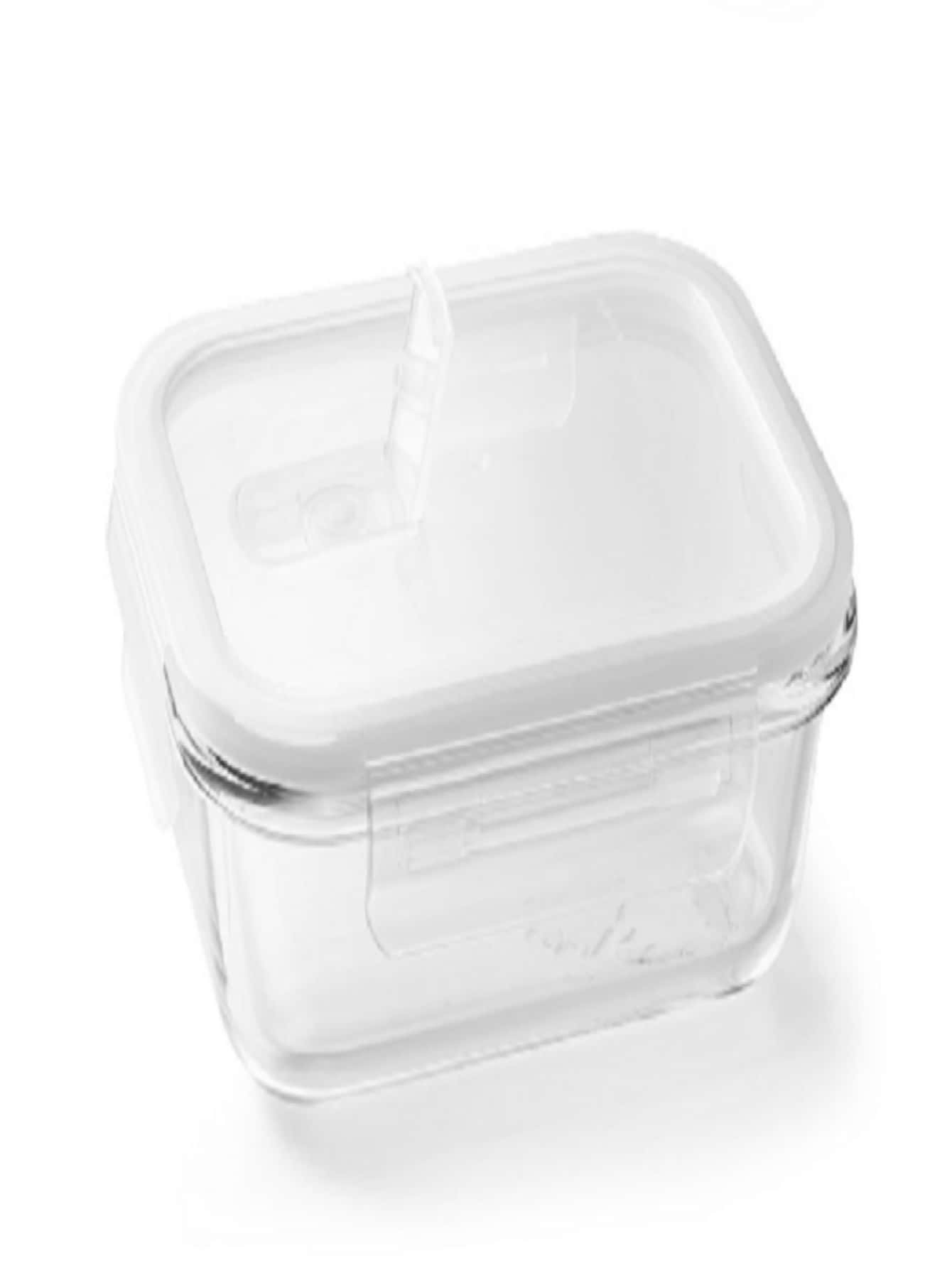 Set Of 3 Glass Tupperware Airtight Containers Containers | SHEIN USA