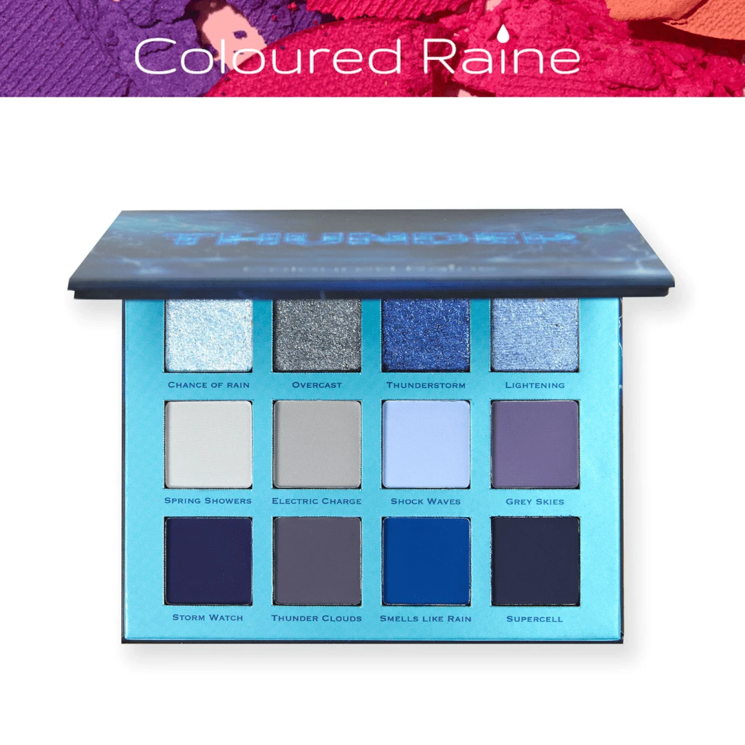 Coloured Raine: Thunder Pressed Pigment Palette | SHEIN USA