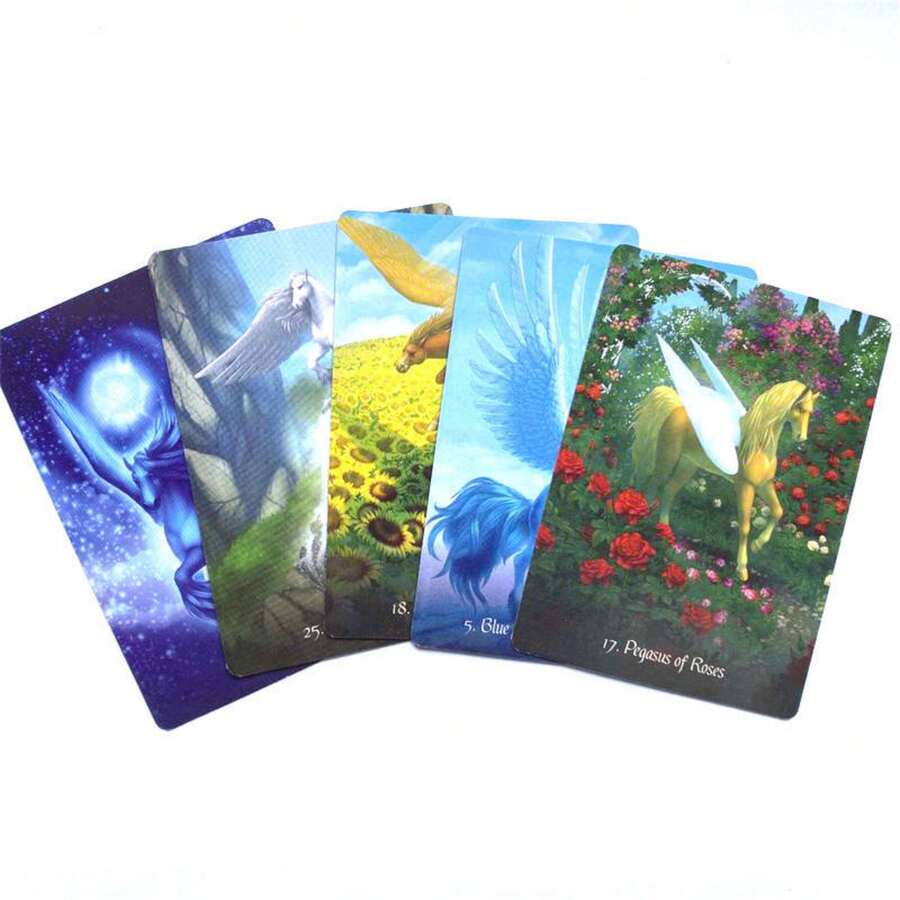 Pegasus Oracle Card Deck Mysterious Halloween Fate Divination Oracle ...