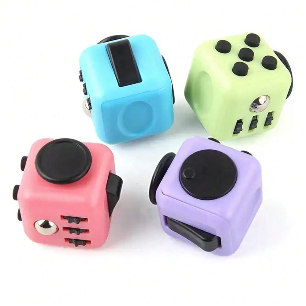 Toy Cube For Anti-Stress Relief Decompression Dice Fidget Toys Anxiety ...
