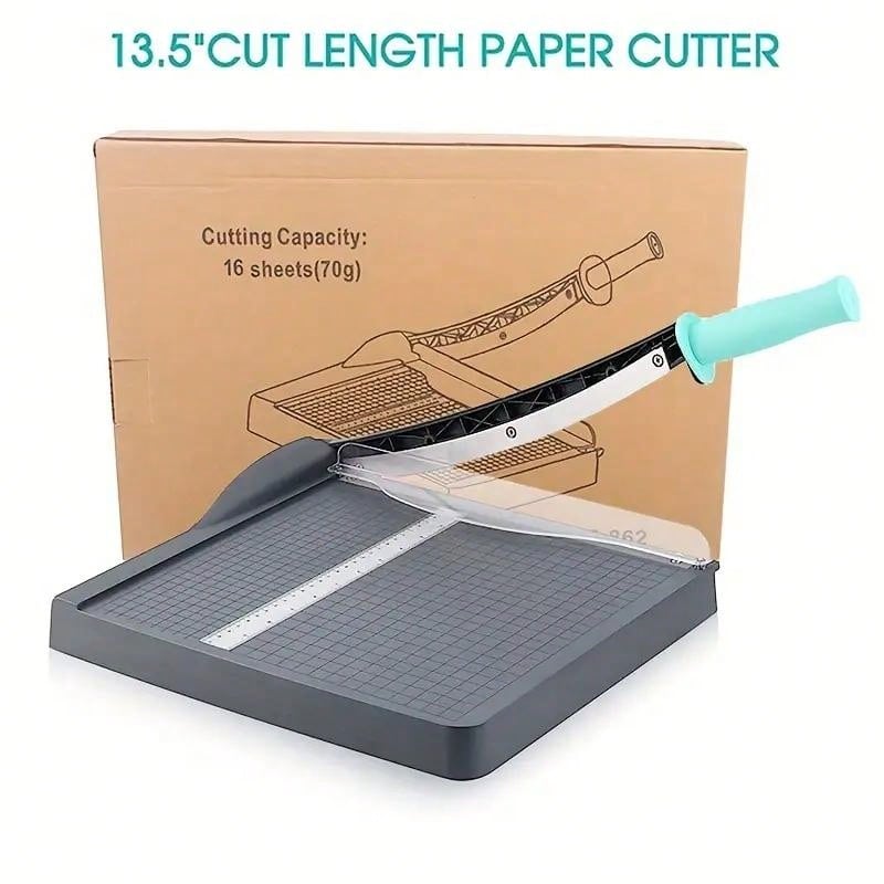 1pc Advanced Stainless Steel Paper Cutter And Trimmer, Can Cut 16 ...