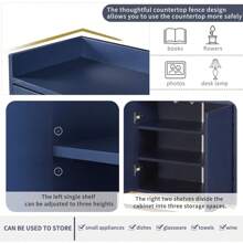 Modern Wood Kitchen Accent Buffet Sideboard Entryway Serving Storage ...