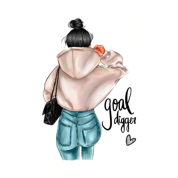 Drawings Of Girls With Swag