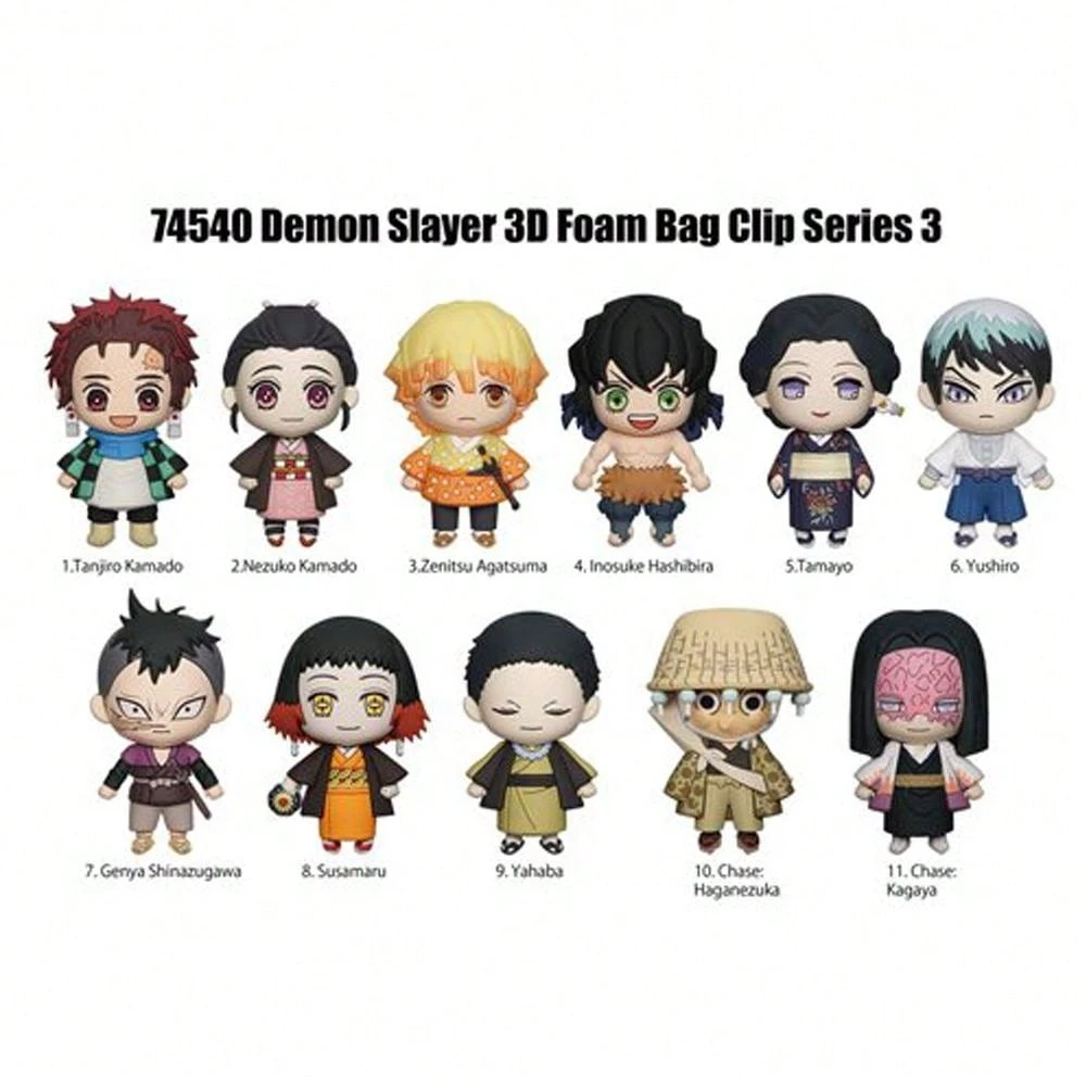 1pc Aniplex Officially Licensed Slayer Series 3 Mystery Bulk Bag Clip ...