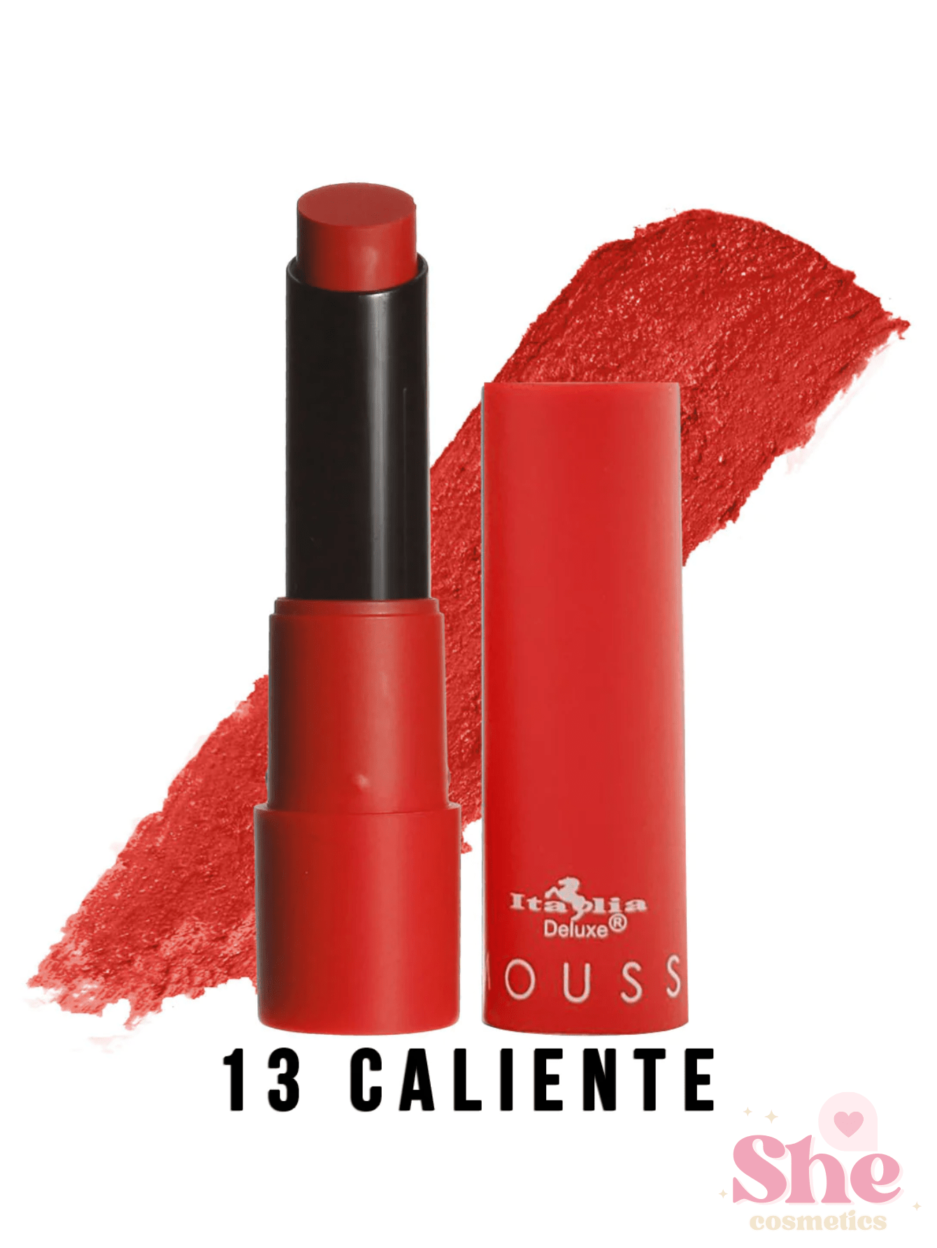 LABIAL MOUSSE MATTE 13 CALIENTE ITALIA DELUXE | Moda de Mujer | SHEIN ...