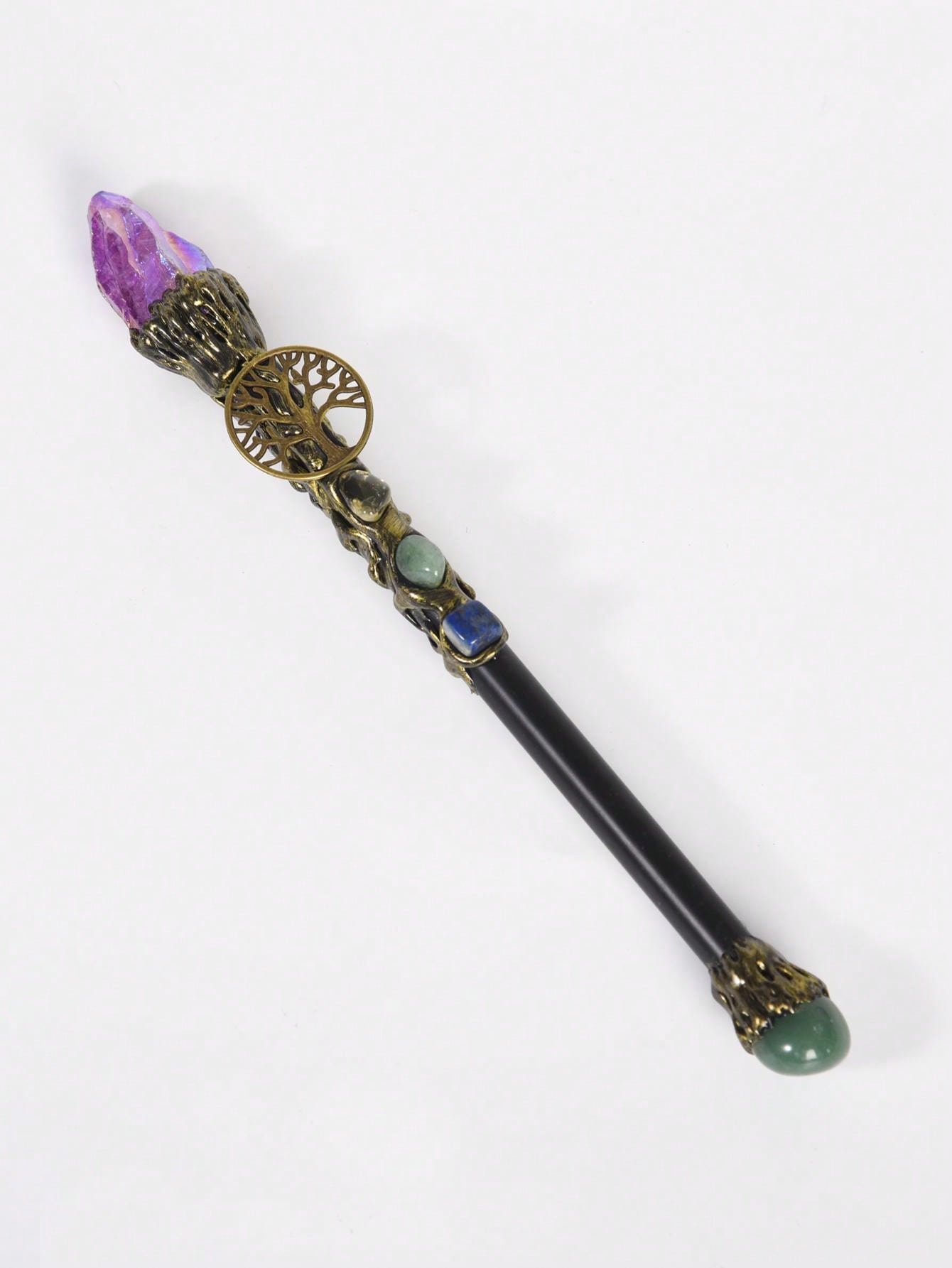 1pc Galvanized Magic Wand of the Tree of life Realistic Plastic Magic ...