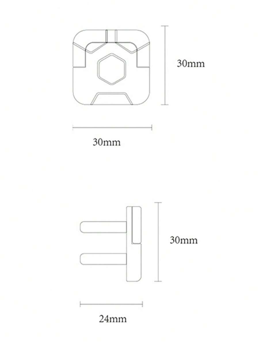 5pcs Pink Three-prong Electrical Safety Outlet Cover For Kid Baby ...