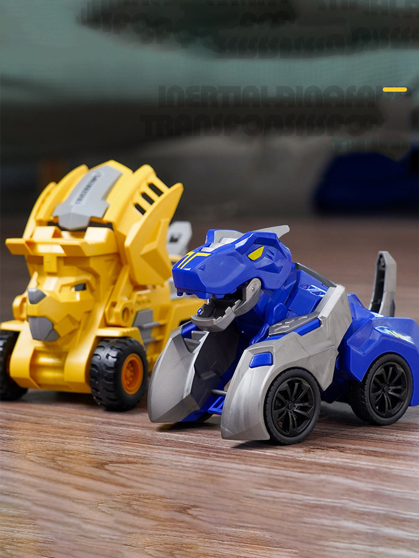 Transforming Dinosaur Car Toys, 2 in 1 Automatic Dinosaur Transform Car ...