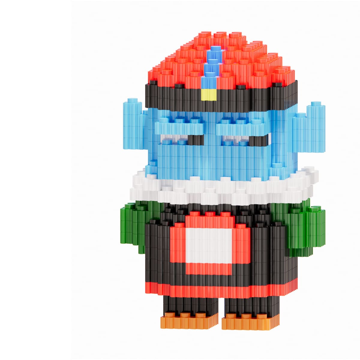 Medium-Anime Figure 3D Buildable Construction Figure Building Blocks ...