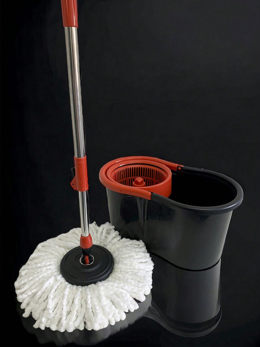 Easy Assembly Spin Mop Total Cleaning With Flexible Mop Bucket | SHEIN USA