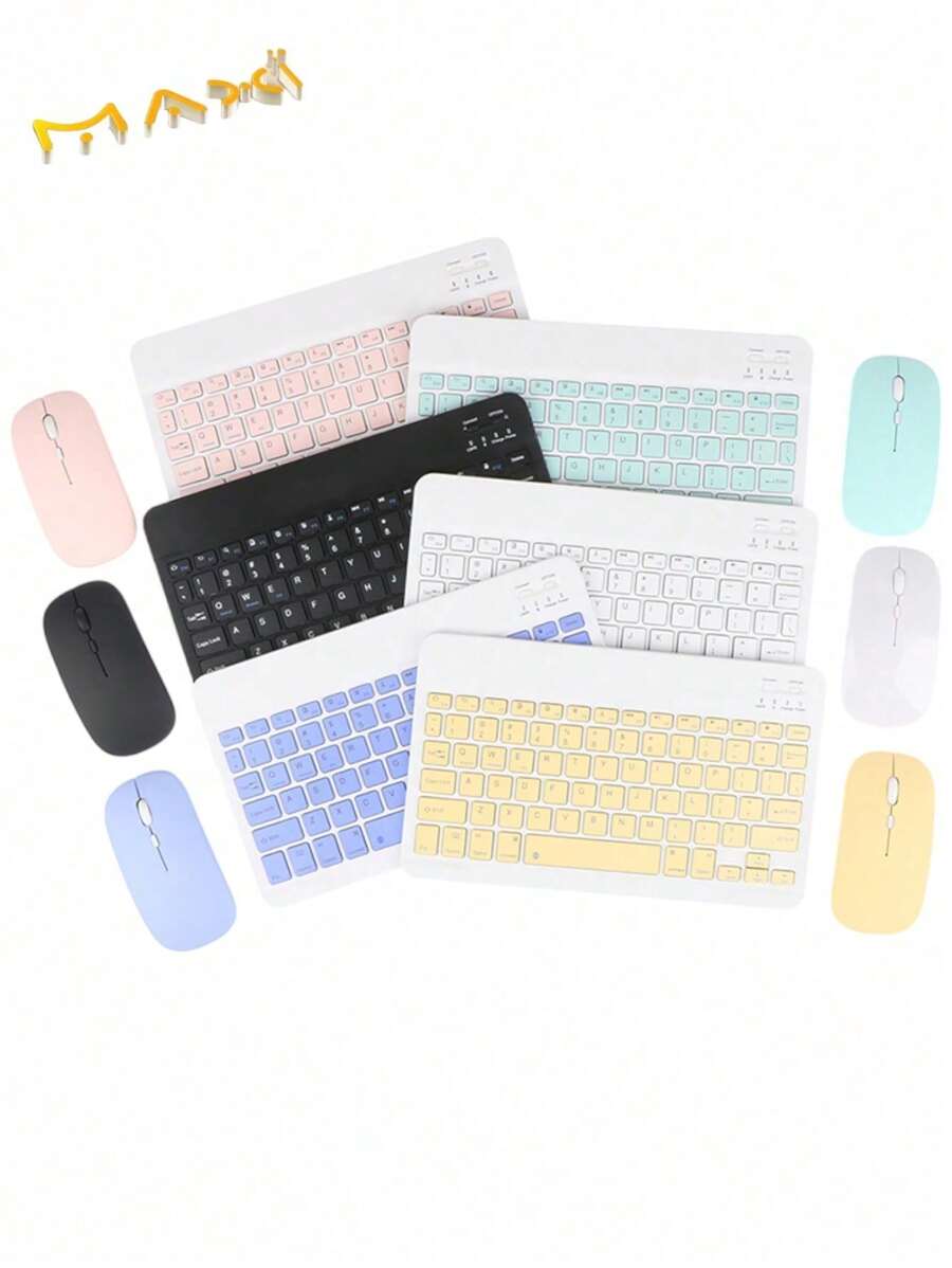 MAXIIZAZAGA Rechargeable Bluetooth Lightweight Wireless Mouse Keyboard ...