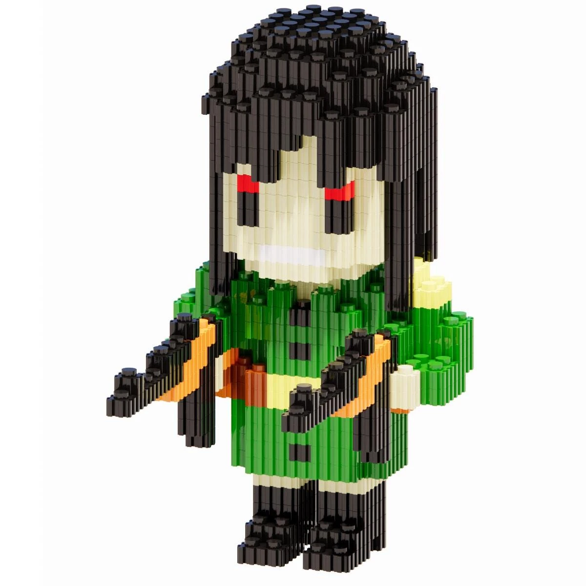 Medium-Anime Figure 3D Buildable Construction Figure Building Blocks ...