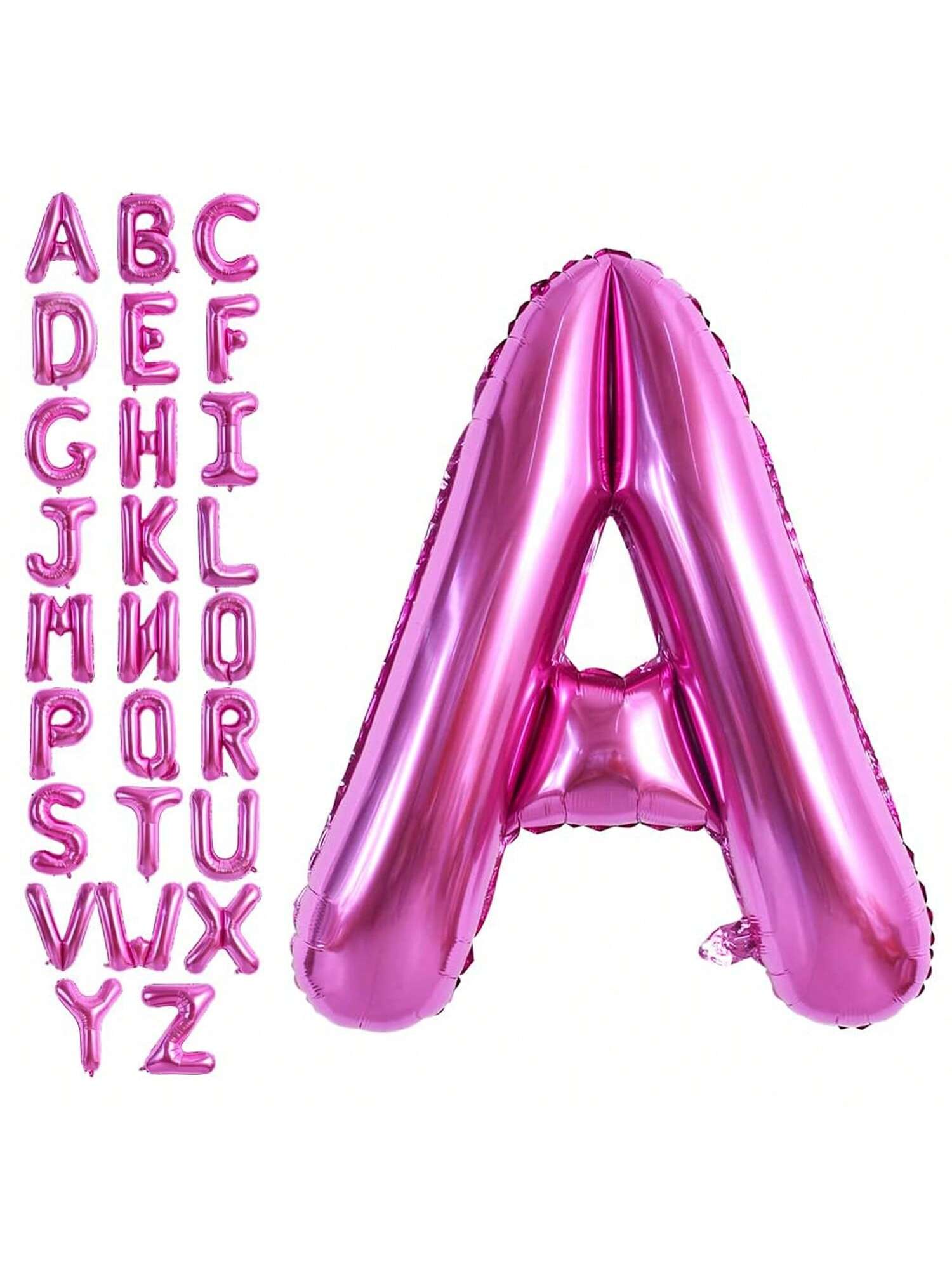 40 Inch Large Pink Letter Balloons Big Size Jumbo Mylar Foil Helium ...