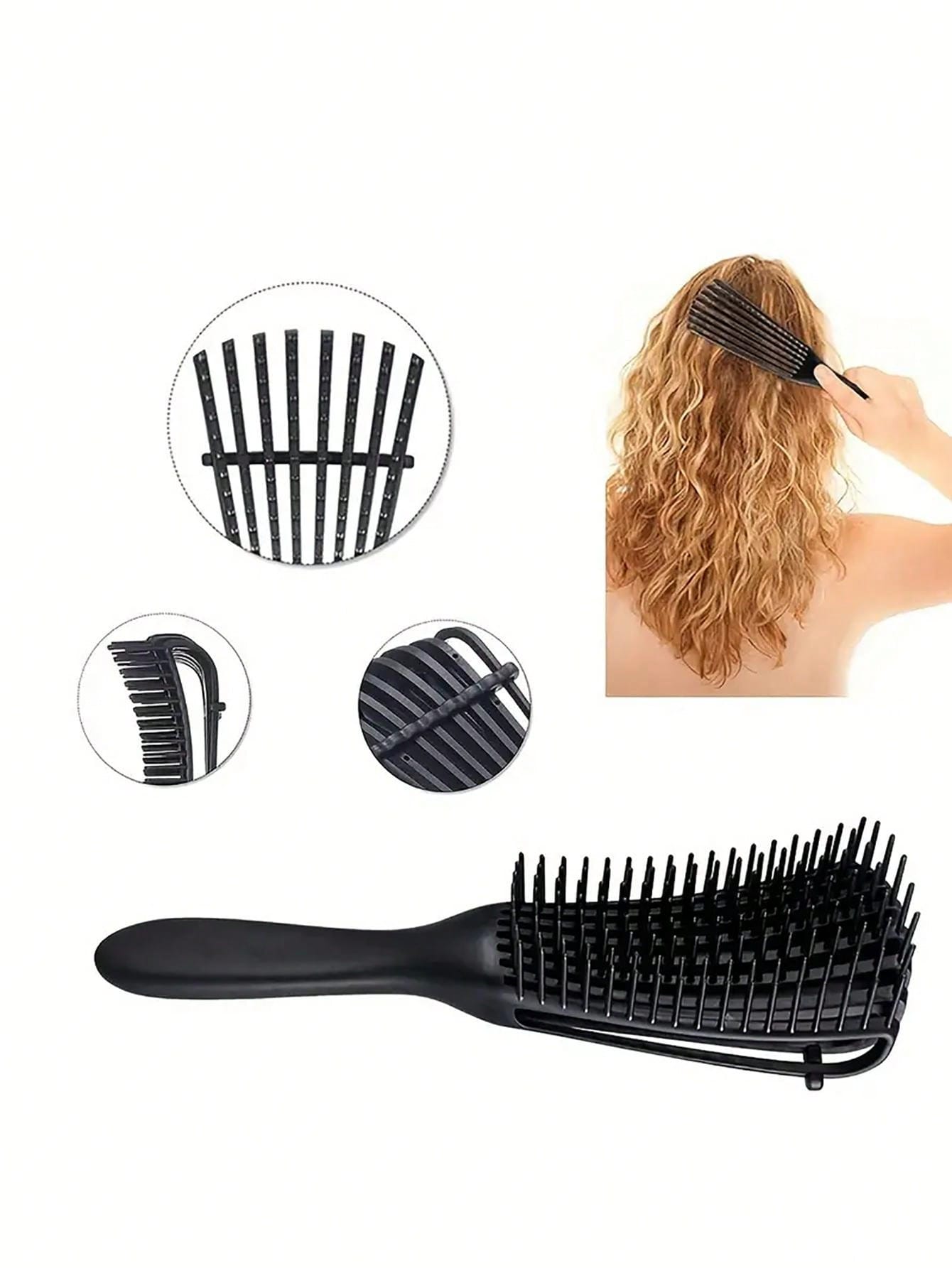 1pc Simple & Practical Octopus Shape Straight Hair Comb,antistatic ...