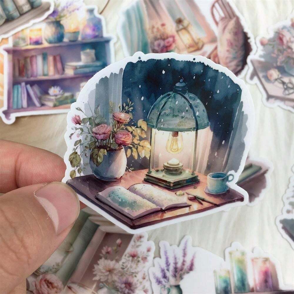 2 Types Of Vintage Journal Stickers For Decorating Books, Diy Projects ...