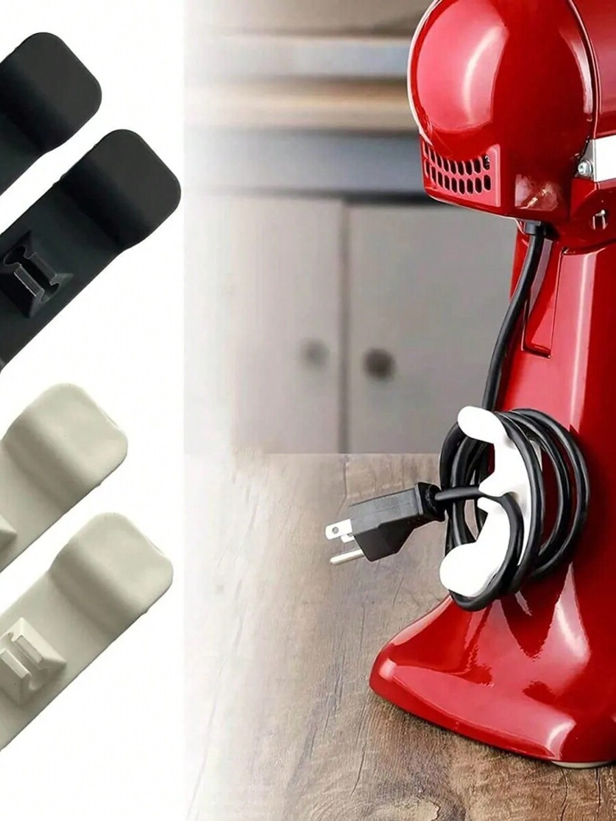 6PCS Cable Organizer Winder Cable Clips Table Cable Management ...