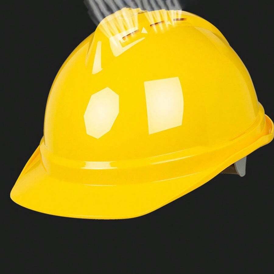 Construction Safety Helmet V-shaped Enhanced Anti-crash Glass Fiber ...