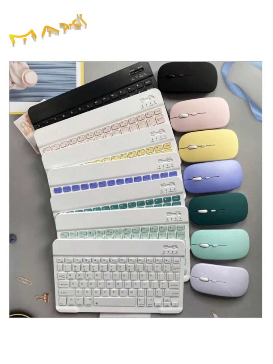 MAXIIZAZAGA Rechargeable Bluetooth Lightweight Wireless Mouse Keyboard ...