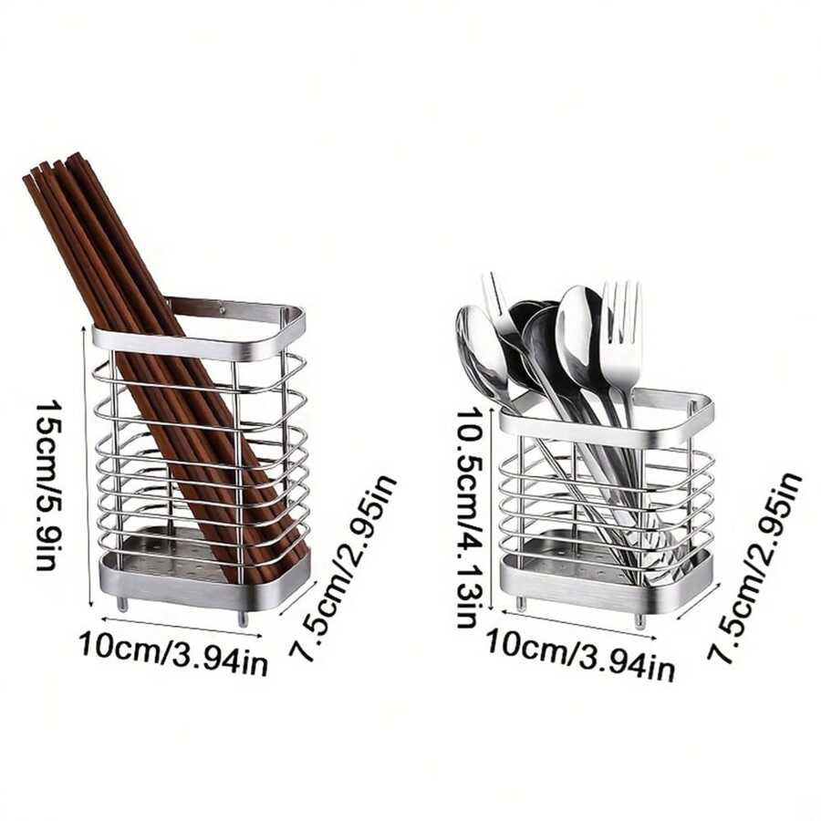 1pc Hanging Stainless Steel Storage Rack, Perfect For Storing ...