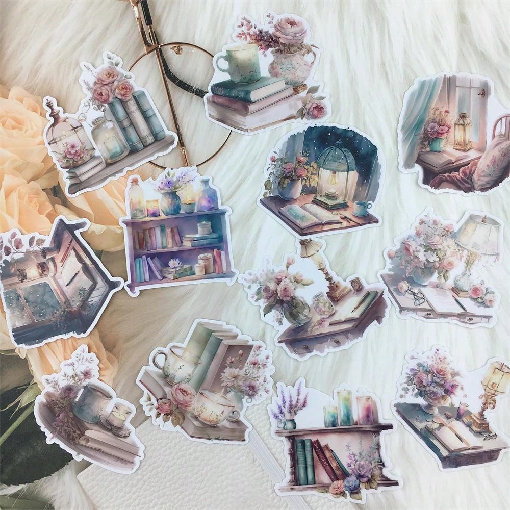 2 Types Of Vintage Journal Stickers For Decorating Books, Diy Projects ...