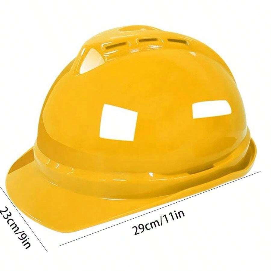 Construction Safety Helmet V-shaped Enhanced Anti-crash Glass Fiber ...