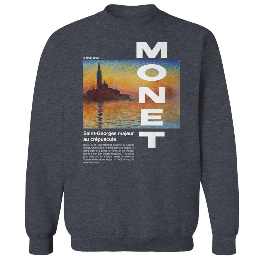 Fine Art Claude Monet - Saint-Georges Majeur Au Crepuscule Graphic ...