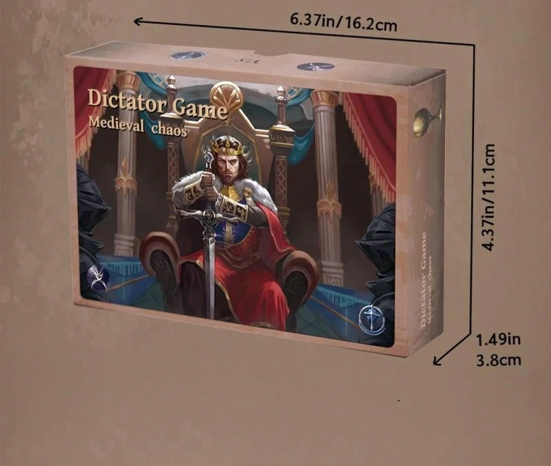 Dictator Game: Medieval Chaos, Strategy Board Game, 5 to 10 Players, 15 ...