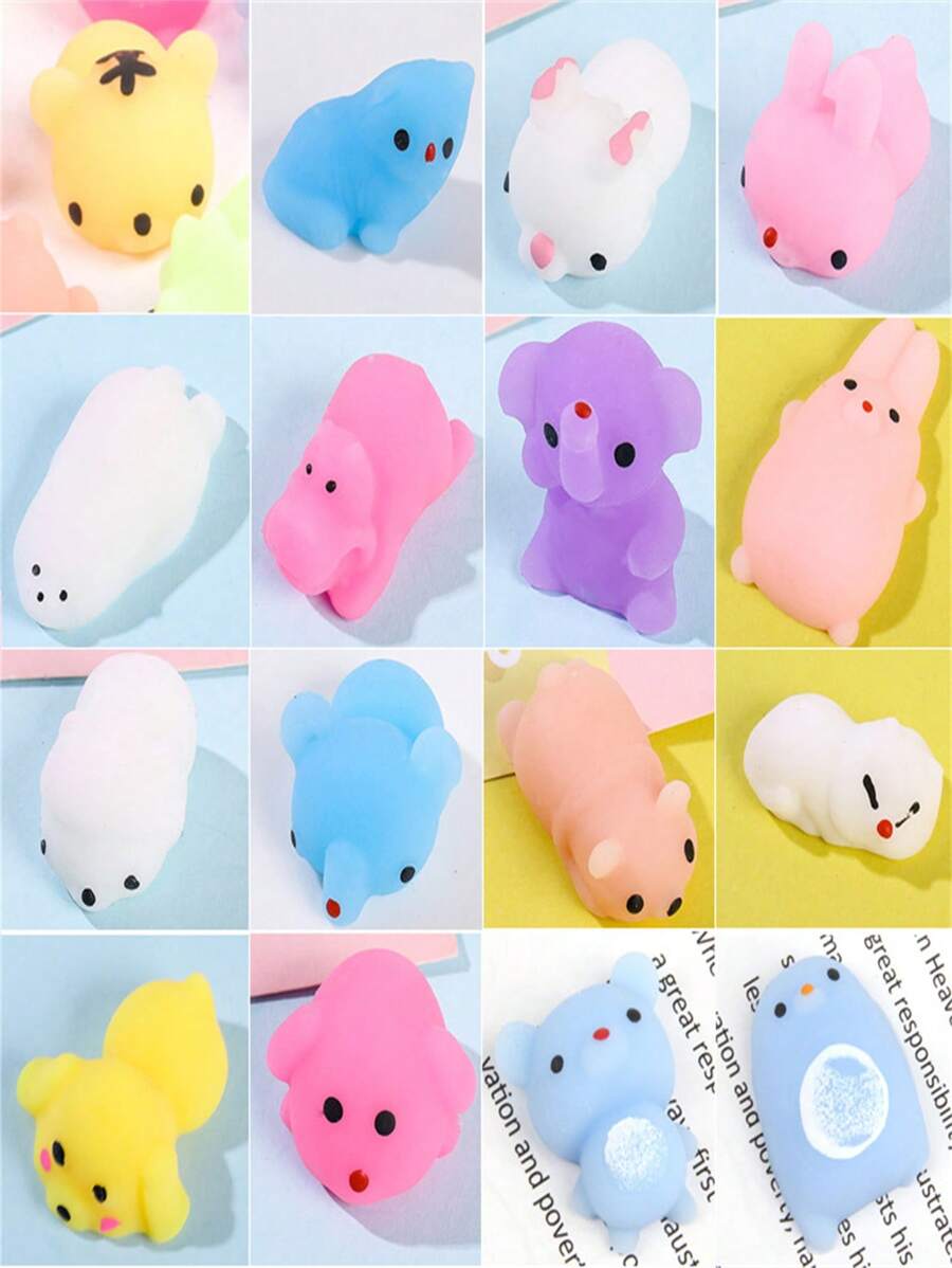 16 Pcs Kawaii Squishies, Mochi Squishy Toys For Party Favors, Mini ...