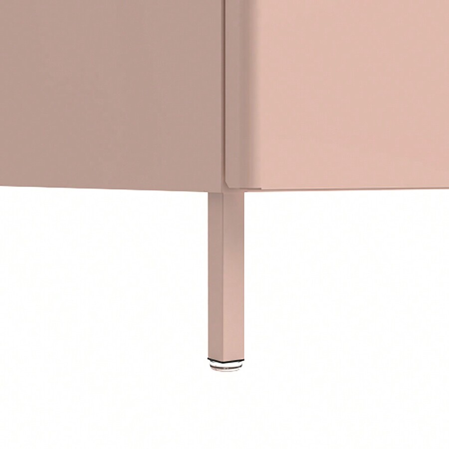 Metal Buffet Sideboard Cabinet with Mesh Element Doors, Office Self ...