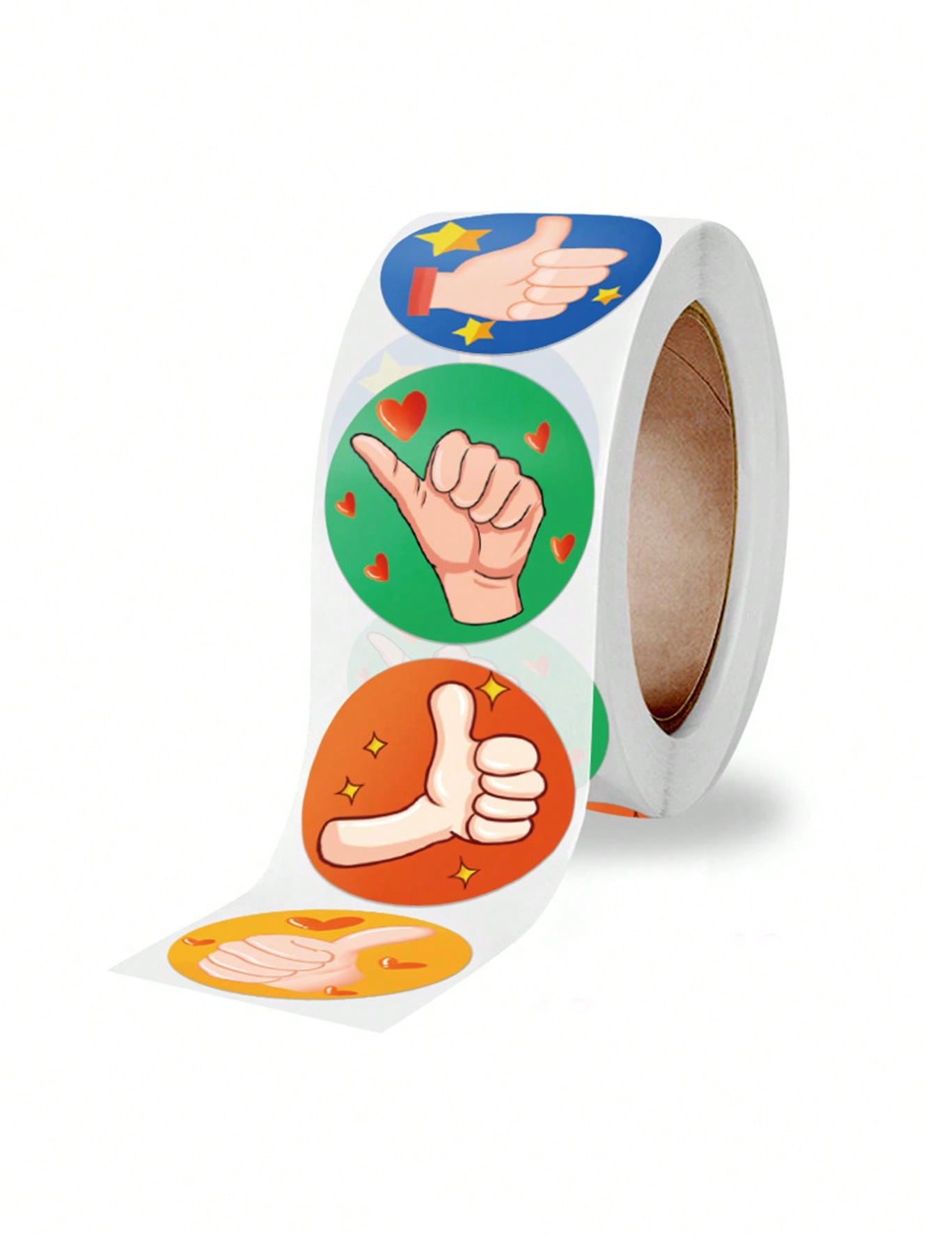 Cartoon Thumbs Up Stickers For Teachers To Encourage Students ...