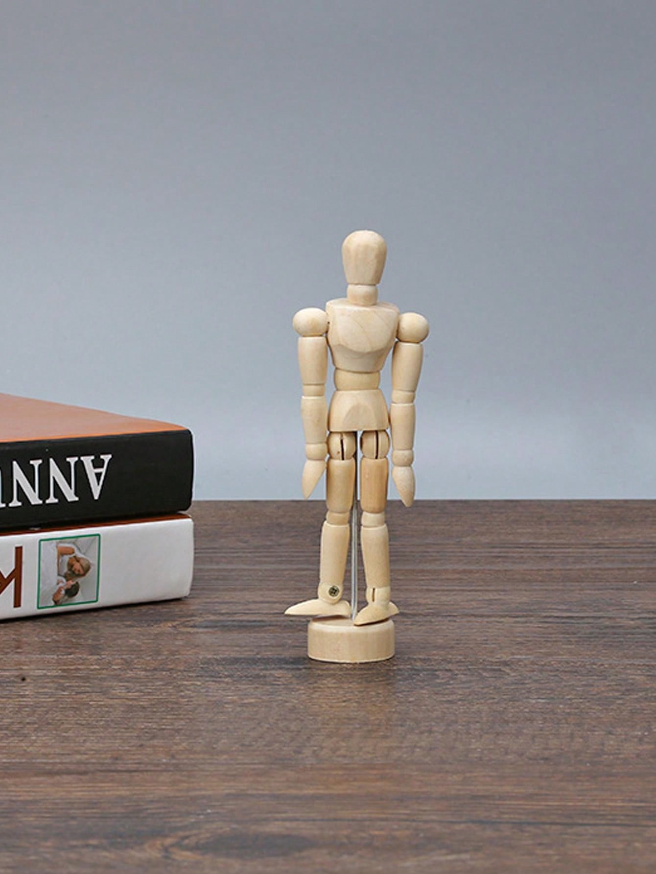 8 Inch Wooden Doll Flexible And Movable Humanoid Scale Wooden Figure ...