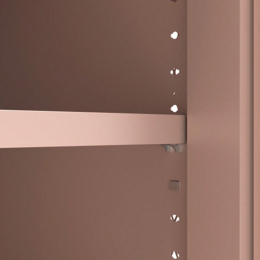 Metal Buffet Sideboard Cabinet with Mesh Element Doors, Office Self ...