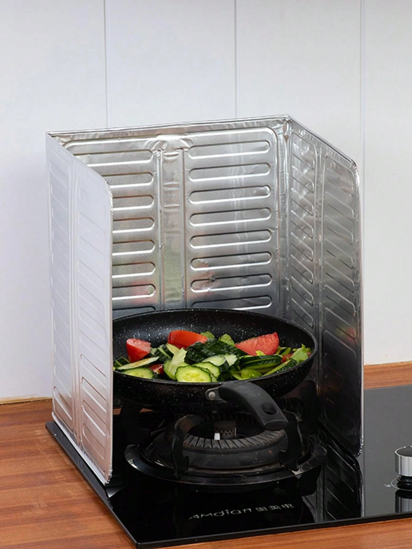 1pc Oil baffle in kitchen, household stove, vegetable frying, anti ...