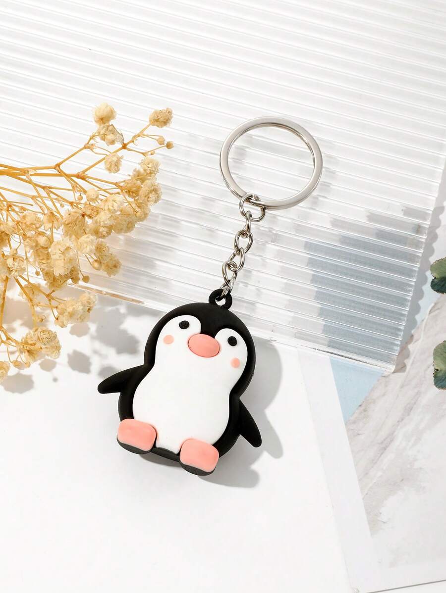 Cute Cartoon Penguin Shaped Keychain Pendant For Business Men | SHEIN USA