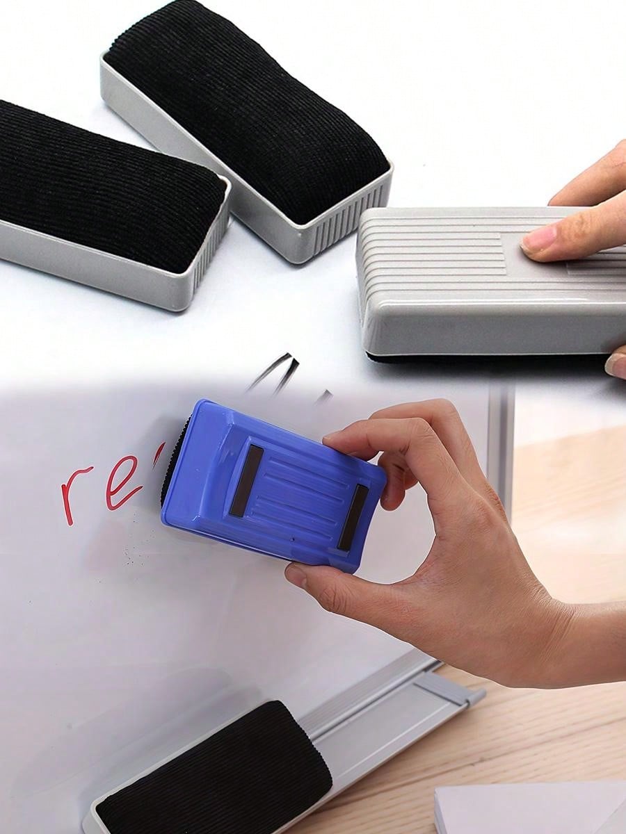 1pc Whiteboard eraser, corduroy blackboard eraser, office teaching chalk eraser, magnetic eraser ...