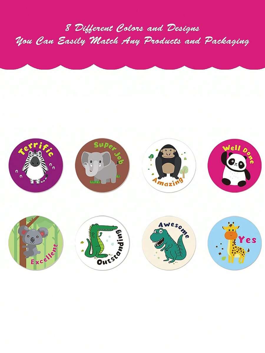 500pcs Teachers Motivational Stickers for Kids Reward Stickers,8 Styles ...