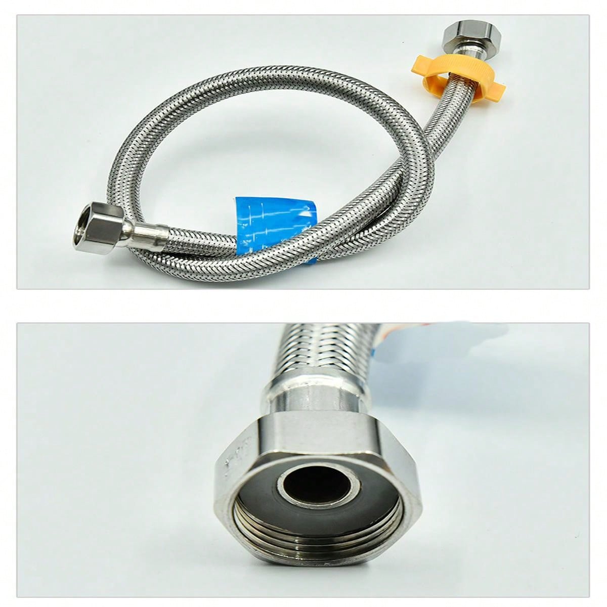 Double Head 304 Stainless Steel Inlet Hose Explosion-proof High ...