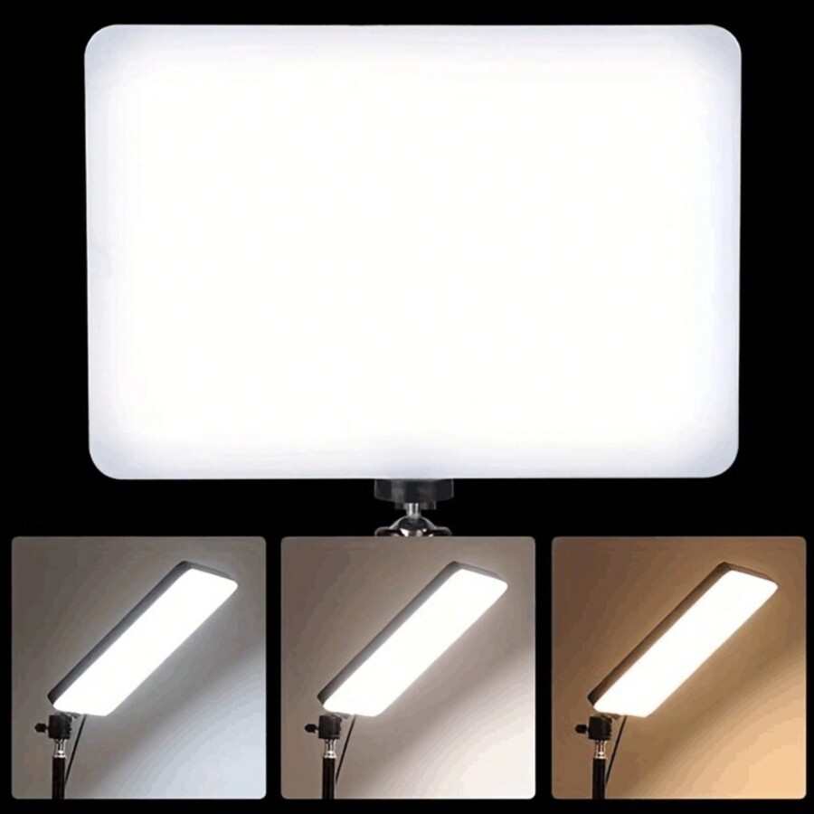 1pc 10-Inch Softbox Led Panel Light With Tabletop Tripod For Indoor ...